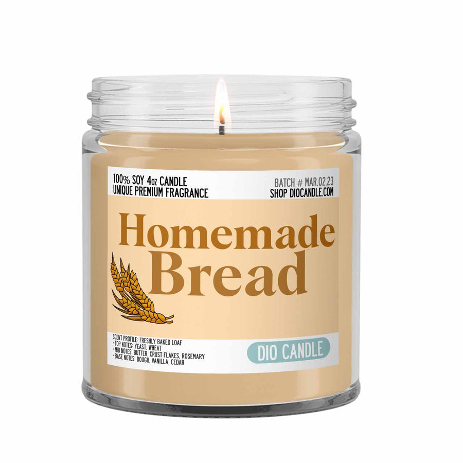 Bread Candle - Freshly Baked Crusty Loaf Scented Soy