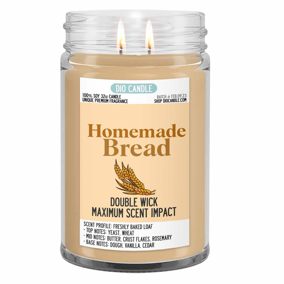 Bread Candle - Freshly Baked Crusty Loaf Scented Soy – Dio Candle Company