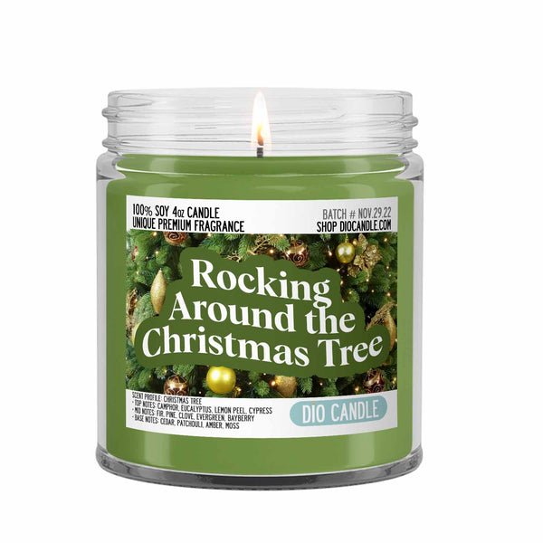 Rocking Around the Christmas Tree Candle - Scented Soy - Dio Candle Company